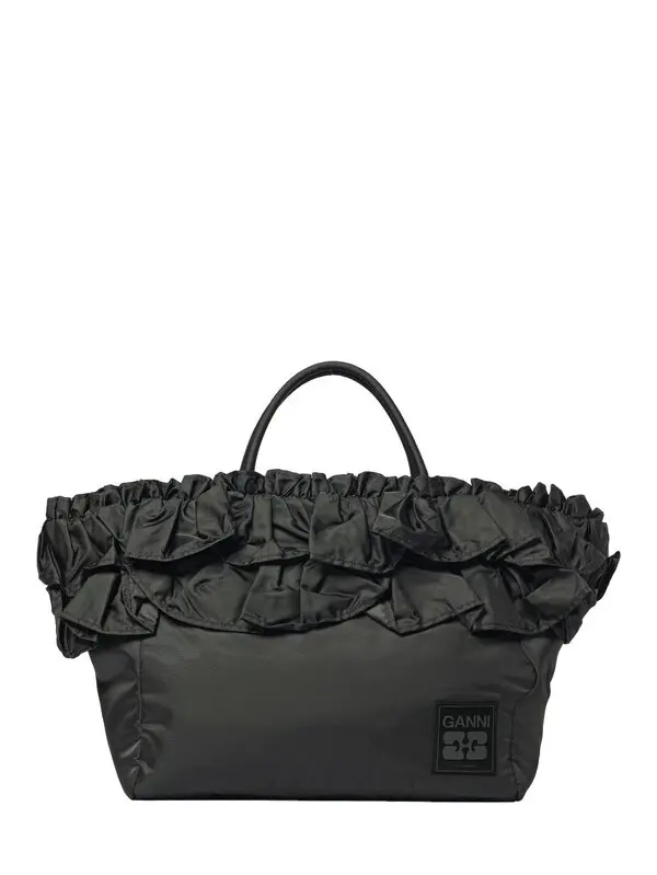 GANNI Tote Bag - Black