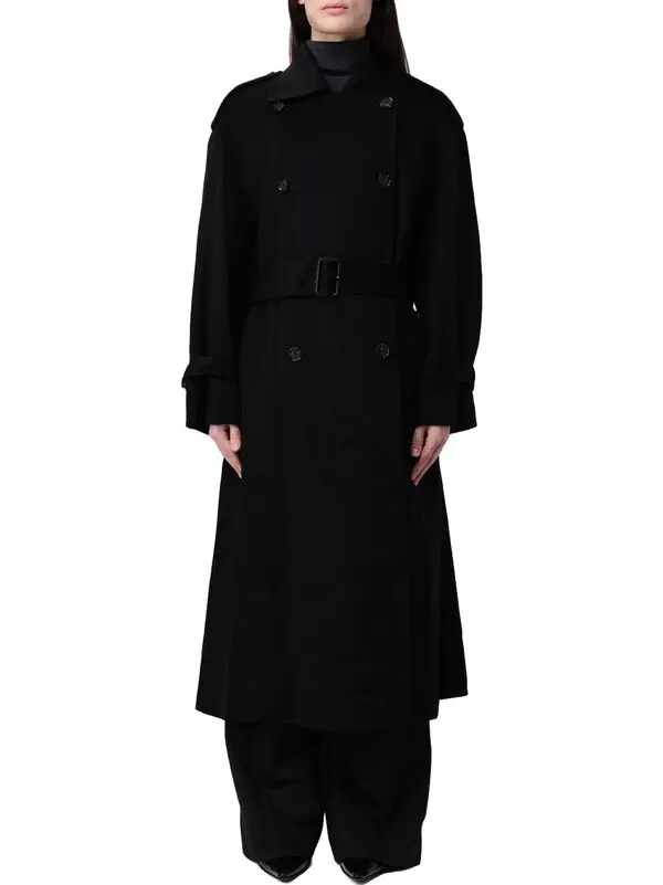 TOTEME Belted Trench Coat - Black