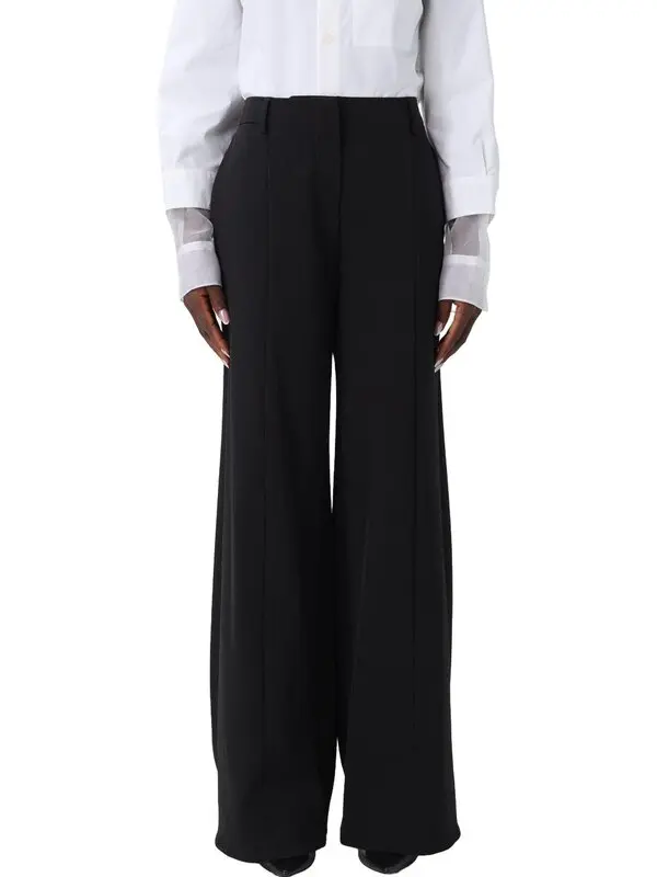 Jean Paul Gaultier Wide Leg Trousers - Black
