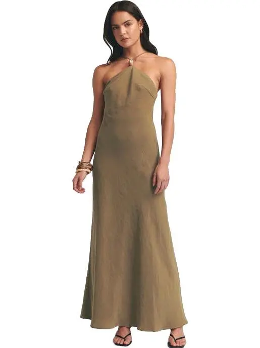 ST MRLO Anais Slip Maxi Dress - Taupe