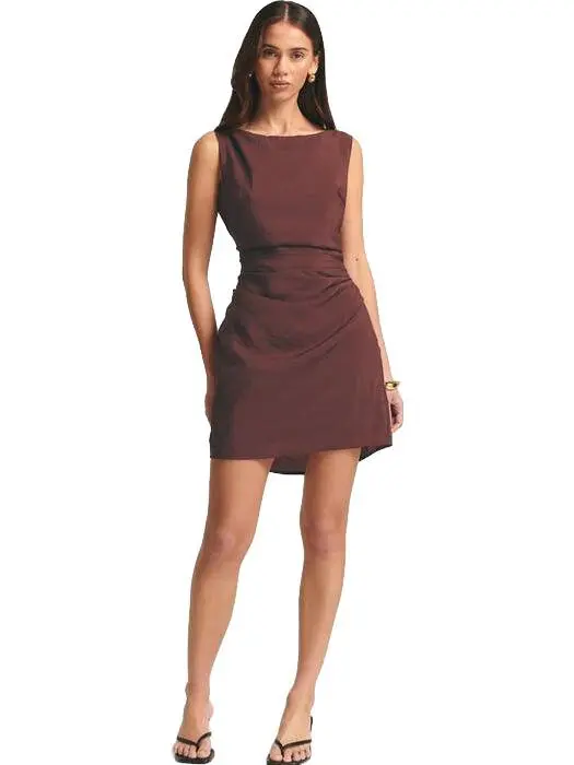 ST MRLO Sara Mini Dress - Burgundy