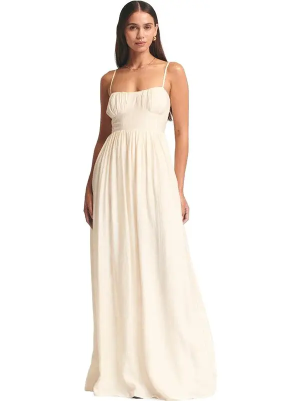ST MRLO George Maxi Dress - Cream
