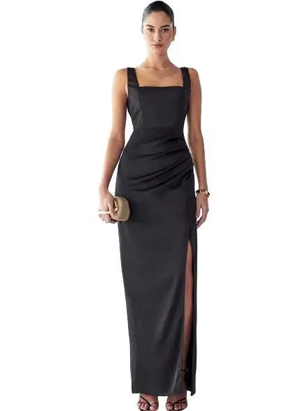 WILLA Detroit Maxi Dress - Black