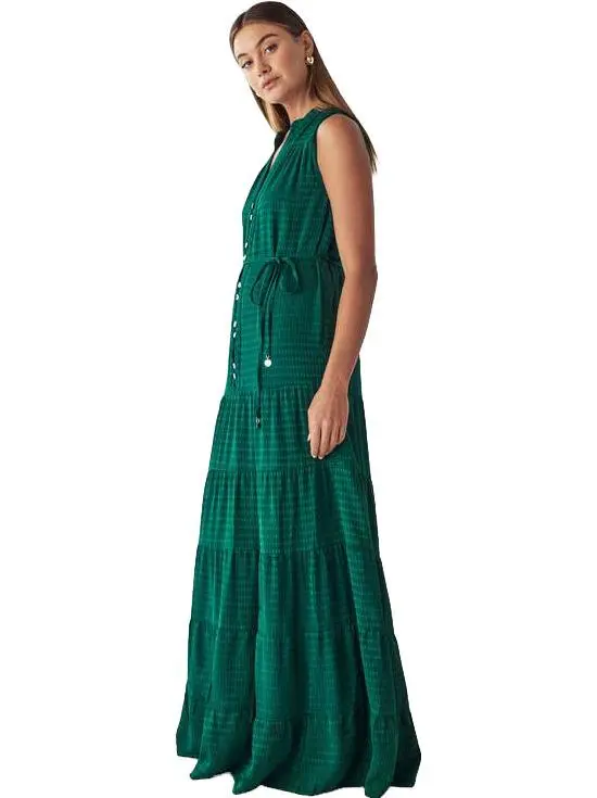 WILLA Nomie Maxi Dress - Emerald