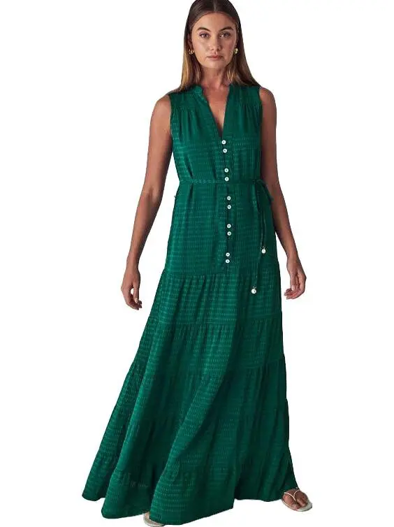 WILLA Nomie Maxi Dress - Emerald