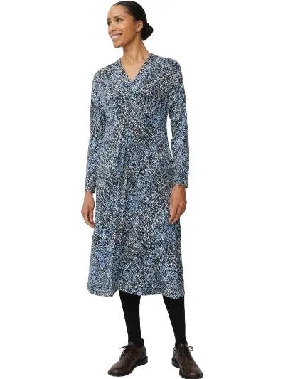 MASAI COPENHAGEN Maotobia Graphic Print Dress - Proven Blue
