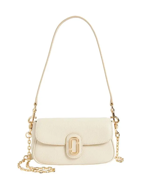 Marc Jacobs The J Marc Pebble Crossbody Bag - Cloud White