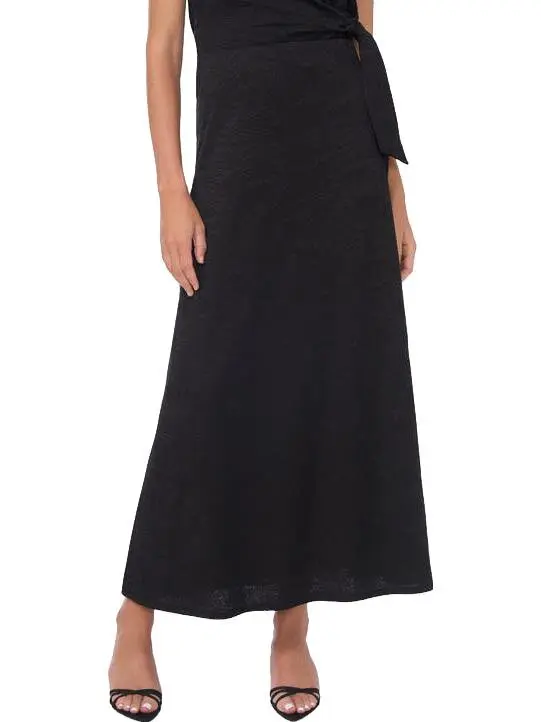 Vince Camuto A-line Maxi Skirt - Rich Black