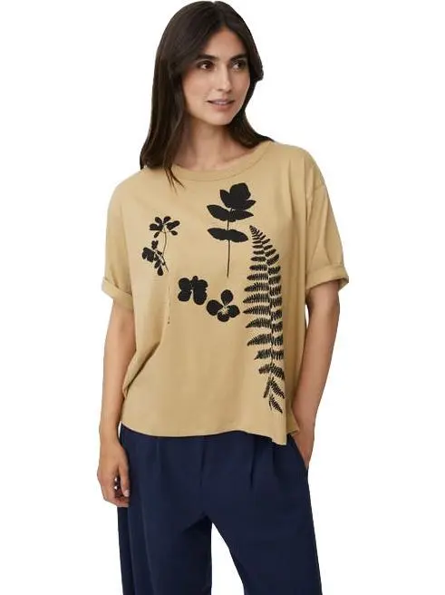 MASAI COPENHAGEN Madoreann Printed T-shirt - Travertine