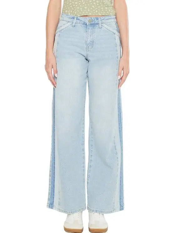 KANCAN Mona High-rise Wide-leg Jeans - Light Wash