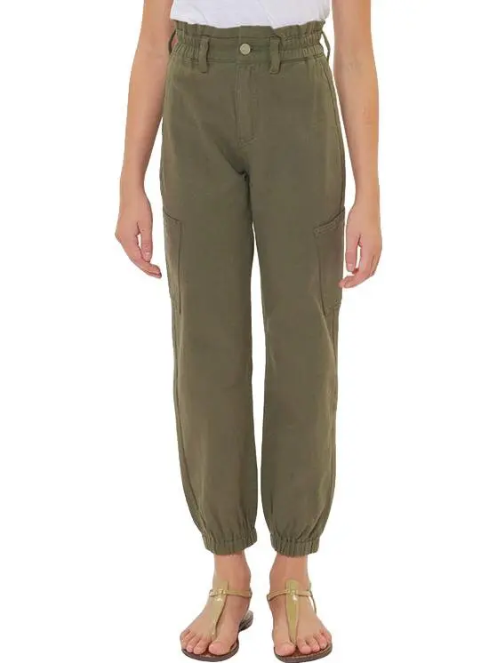 KANCAN Poppy Mom Jogger Jeans - Olive