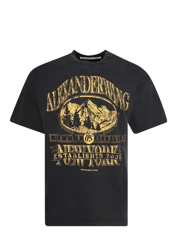 Alexander Wang Graphic T-shirt - Black