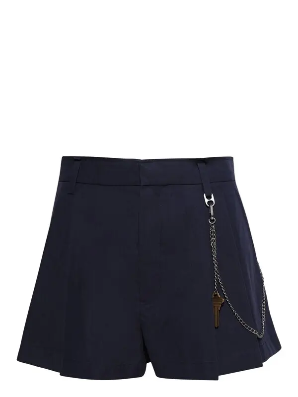 Alexander Wang High-rise Short With Chain - Blue