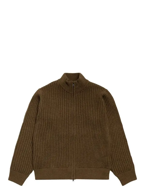 StÜssy Patch Zip Sweater - Green