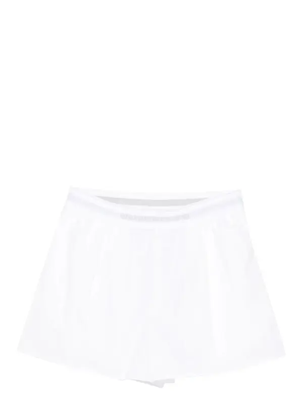 Alexander Wang Logo Elastic Short - White