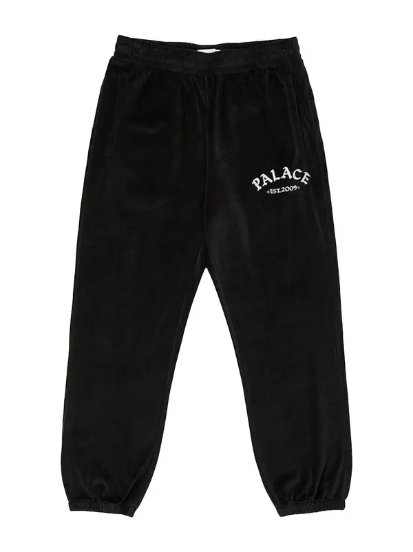 PALACE Galore Velour Joggers - Black