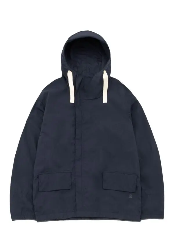 Nanamica Hooded Deck Jacket - Blue