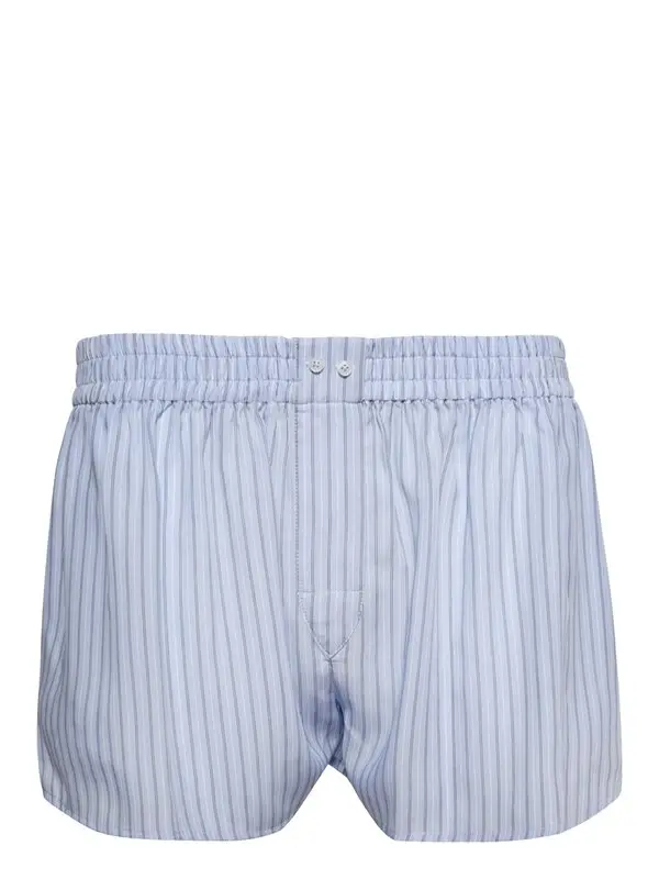 Alexander Wang Boxer Short With Slash Pocket - Blue
