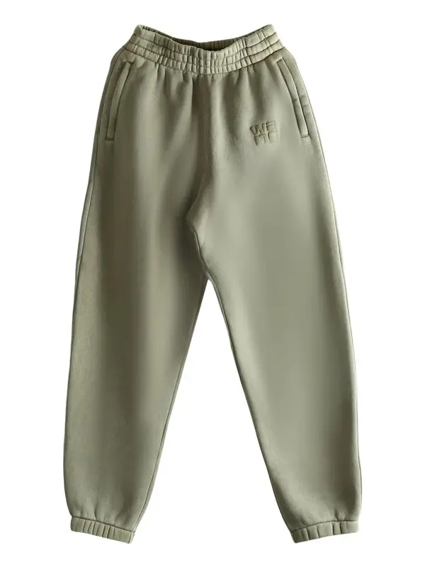 Alexander Wang Essential Terry Classic Puff Paint Logo Sweatpants - Brown