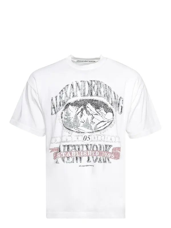 Alexander Wang Graphic T-shirt - White