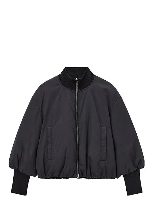 JOSEPH Bart Padded Shell-down Bomber Jacket - Black