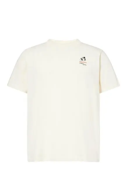 PERCIVAL Bistro Short-sleeve Cotton T-shirt - Ecru