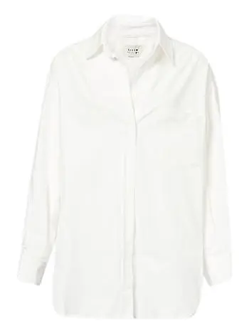 Dissh Oversized Cotton Shirt - White