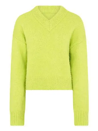 OMNES Oversized Knitted Jumper - Green