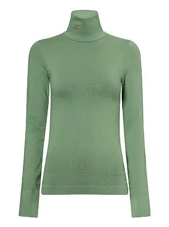 Perfect Moment Seamless Thermal Roll-neck Ski Top - Parisian Green