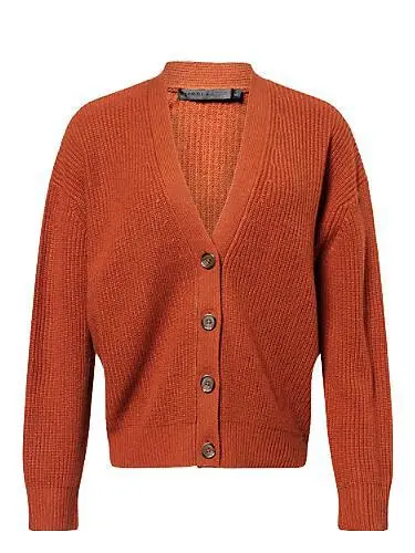 Jenni Kayne Cashmere Knit Cardigan - Cardigan Rust