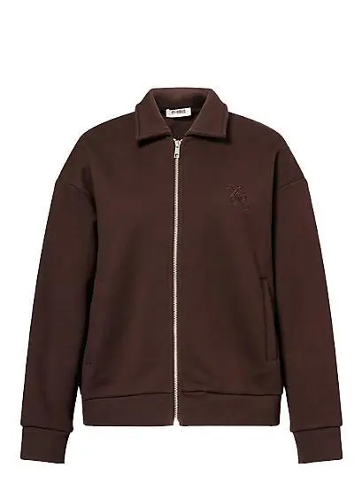 4TH & RECKLESS Cotton-jersey Bomber Jacket - Chocolate