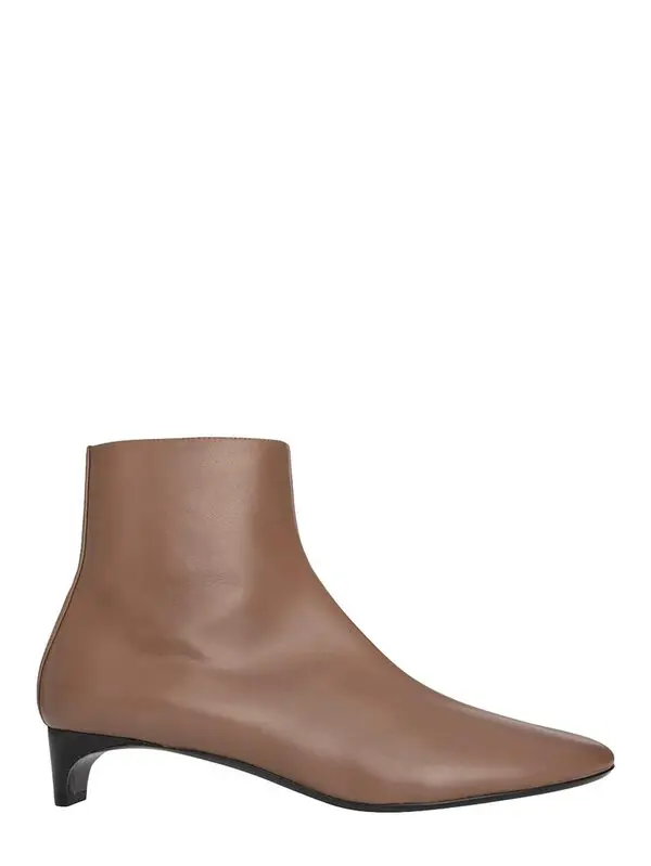Pierre Hardy Claude Leather Ankle Boots - Camel