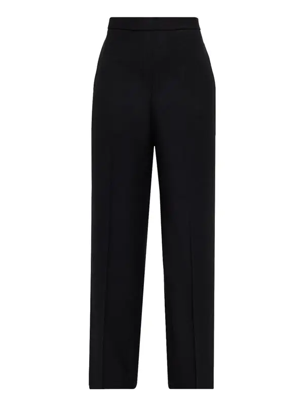 Theory Wide-leg Pull-on Pants - Black