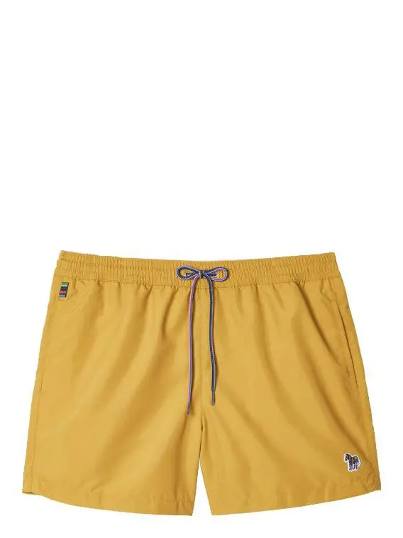 Paul Smith Zebra Logo Swim Shorts - Yellow