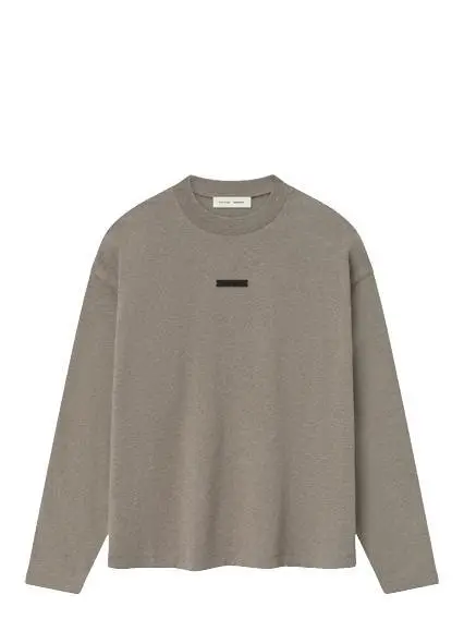 Fear Of God Essentials Classic Long Sleeve Tee Shirt - Homestead Heather