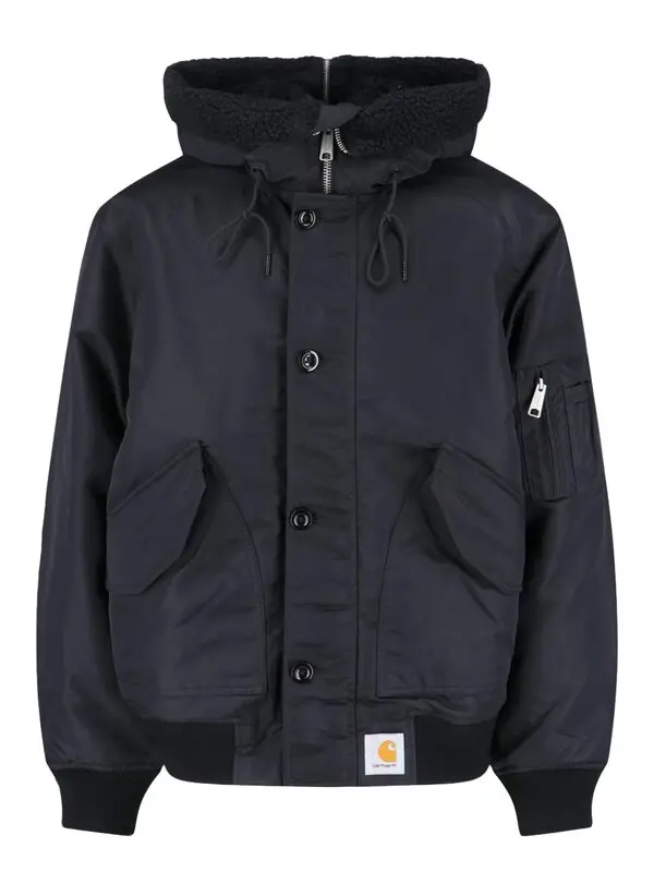 Carhartt Work In Progress Hd Oltera Bomber Jacket - Black