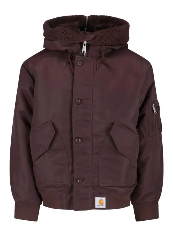 Carhartt Work In Progress Hd Oltera Bomber Jacket - Brown