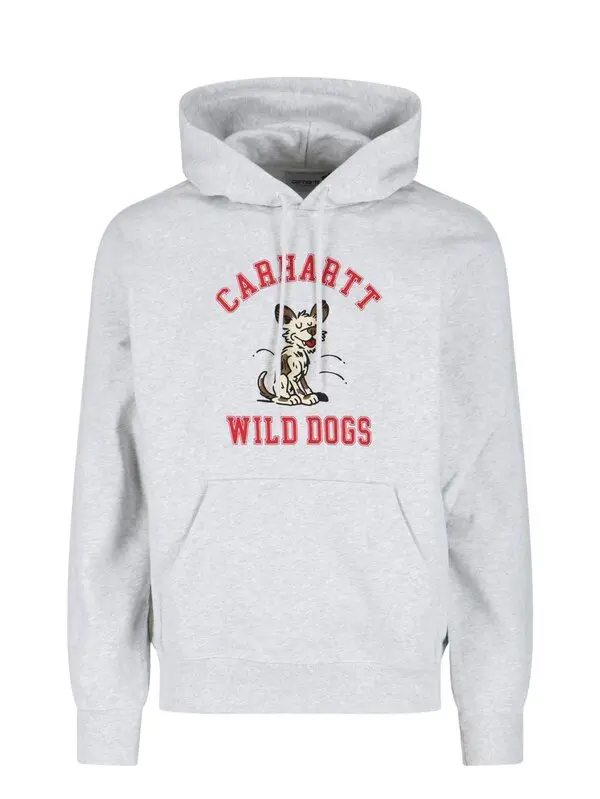 Carhartt Work In Progress Wild Dog Hoodie - Gray