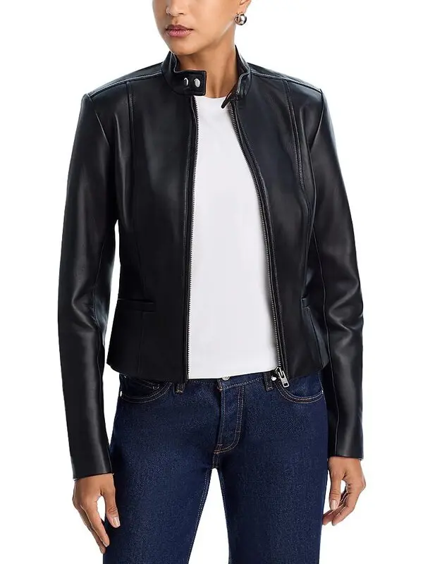 A.L.C. Marlowe Leather Jacket - Black