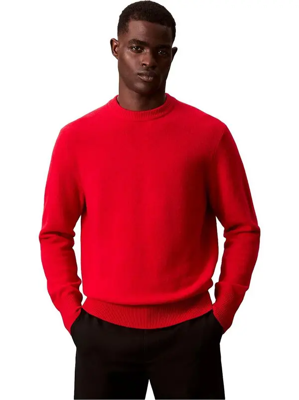 Calvin Klein Merino Wool Relaxed Sweater - Adrenaline Rush