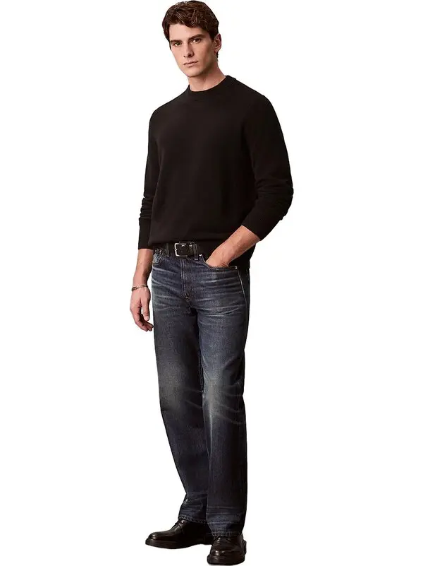 Calvin Klein Merino Wool Relaxed Sweater - Black