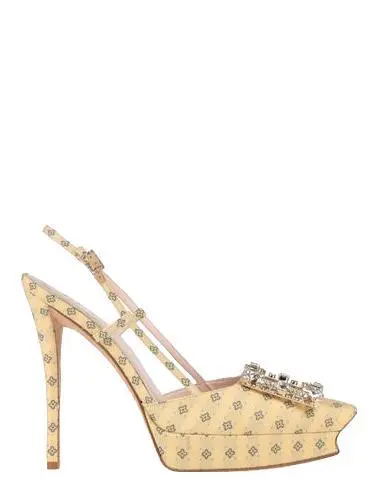ROGER VIVIER Pumps With Ankle Strap - Yellow