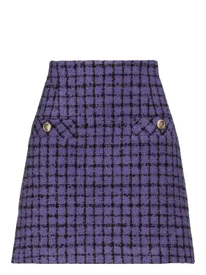 Sandro Mini Flared Skirt - Purple