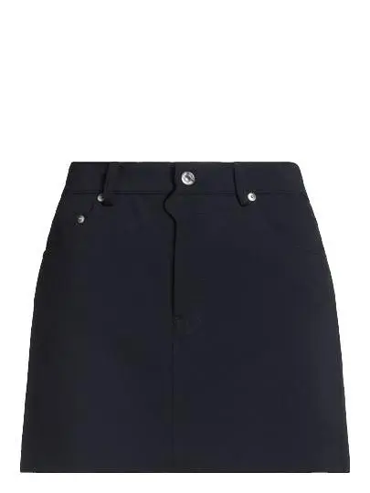 GRIFONI Flared Mini Skirt - Blue