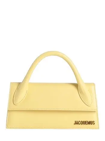 Jacquemus Handbag In Calfskin With Appliqués - Yellow