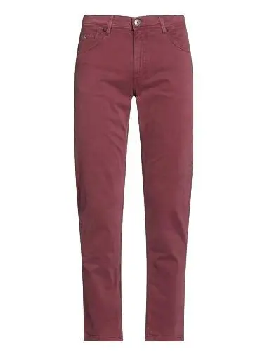AERONAUTICA MILITARE Cotton-elastane Tapered Pants - Red