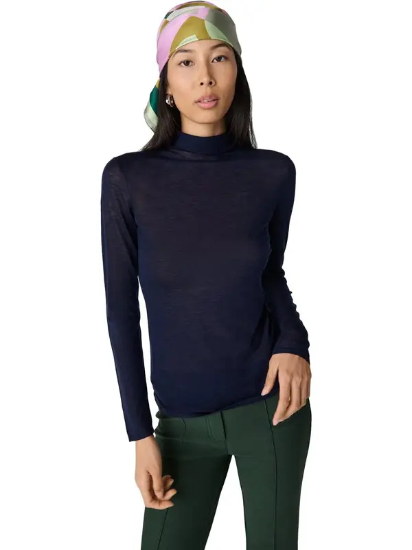 Diane Von Furstenberg Poppy Top - Classic Navy
