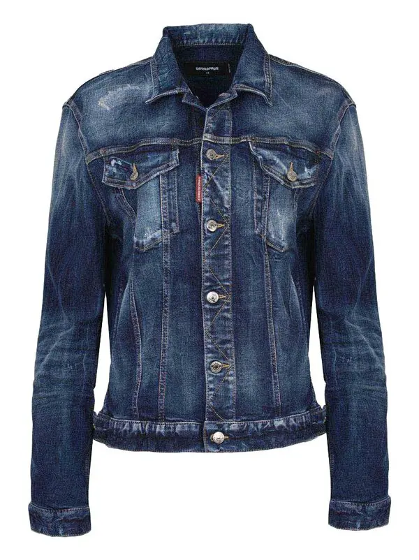 Dsquared2 Denim Trucker Jacket - Blu Medio