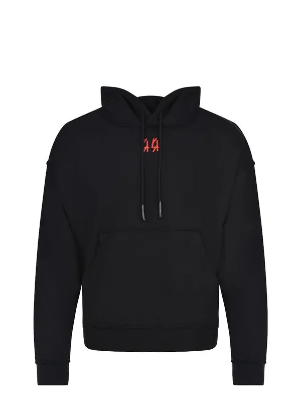 44 LABEL GROUP Cotton Sweatshirt - Black