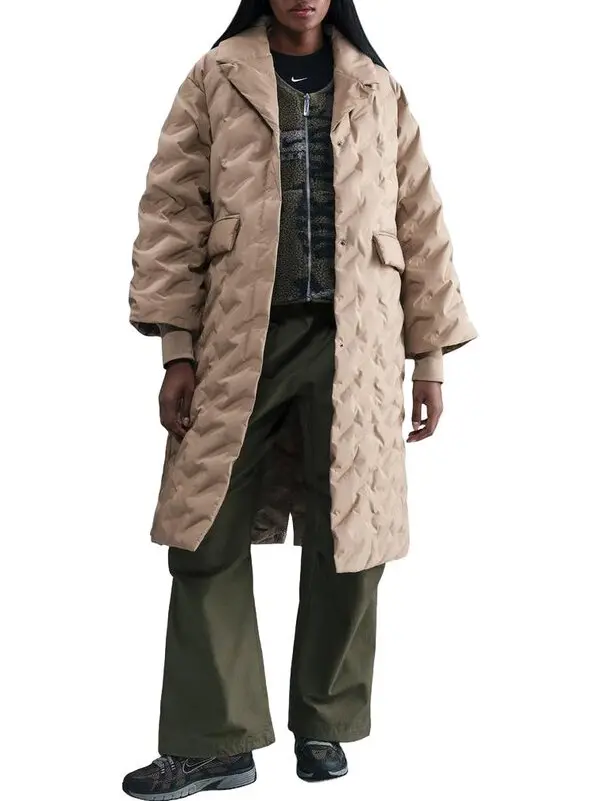 Nike Sportswear Therma-fit Down Coat - Khaki/sail
